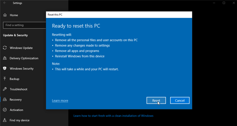 Erase windows computer store